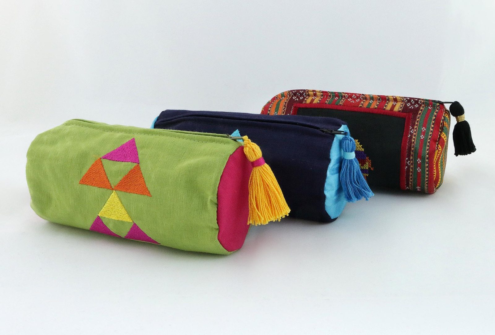 Hand made cylinder pencil case